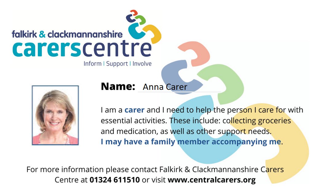 Digital Carers Card during COVID-19 - Falkirk & Clackmannanshire Carers ...